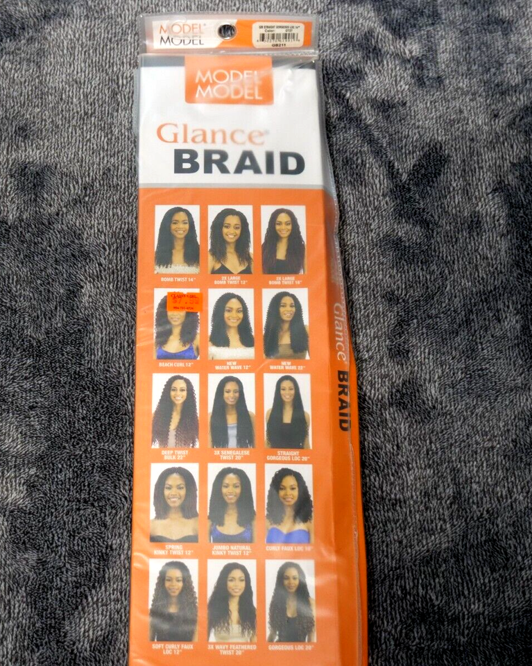 MODEL MODEL GLANCE BRAID STRAIGHT GORGEOUS LOC 14" COLOR OT27 | eBay