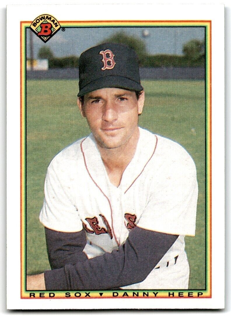 1990 Bowman Baseball Card Danny Heep Boston Red Sox #276 | eBay