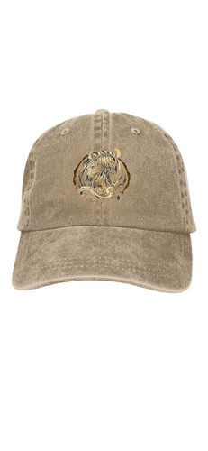 A Tapestry Of Celestial Wonder Cap Hat Adjustable Logo Zebra Golden ...
