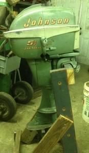 Johnson Outboard Engine 1950's Model 5 1/2HP | eBay