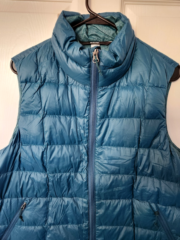 Rei Co-op Vest Women’s Large Green 650 Down Puffer Lightweight Packable ...