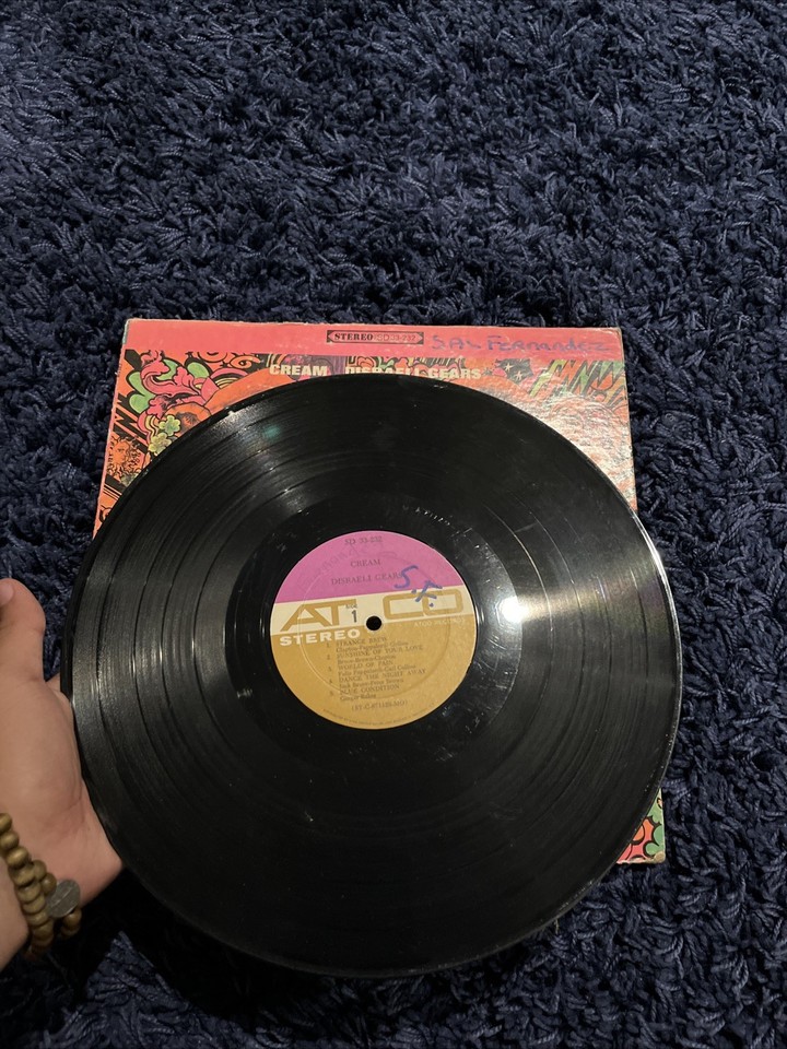 CREAM ORIGINAL 1967 UK DISRAELI GEARS REACTION MONO LP 593003 MATRIX A1 B1 VG | eBay