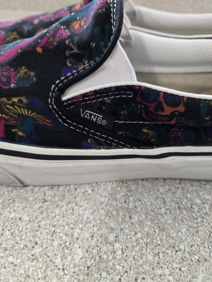 Vans Classic Slip On Shoes Trippy Drip Mens Size 10 | eBay