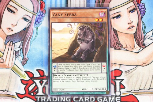 Yugioh Zany Zebra MP16-EN209 1st Edition Common | eBay