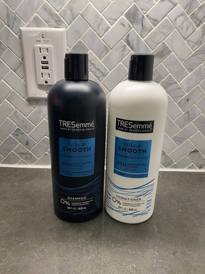 NEW Tresemme Silky & Smooth Pro Style Tech Shampoo & Conditioner, 28 oz ...