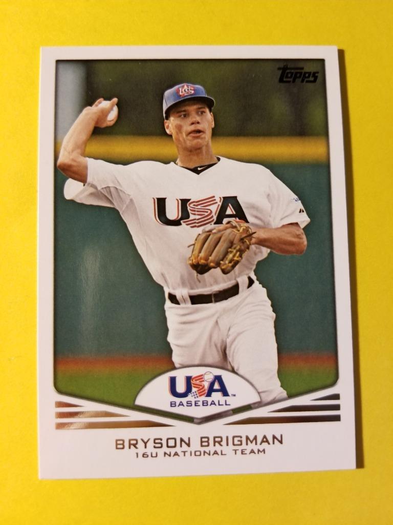 BRYSON BRIGMAN - RC ROOKIE USA NATIONAL TEAM #USA-25 MARLINS 2011 TOPPS ...