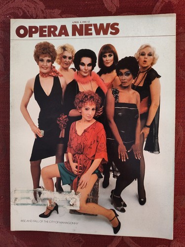 Rare MET OPERA NEWS April 4 1981 Teresa Stratas Mahagonny Andrew Lloyd ...