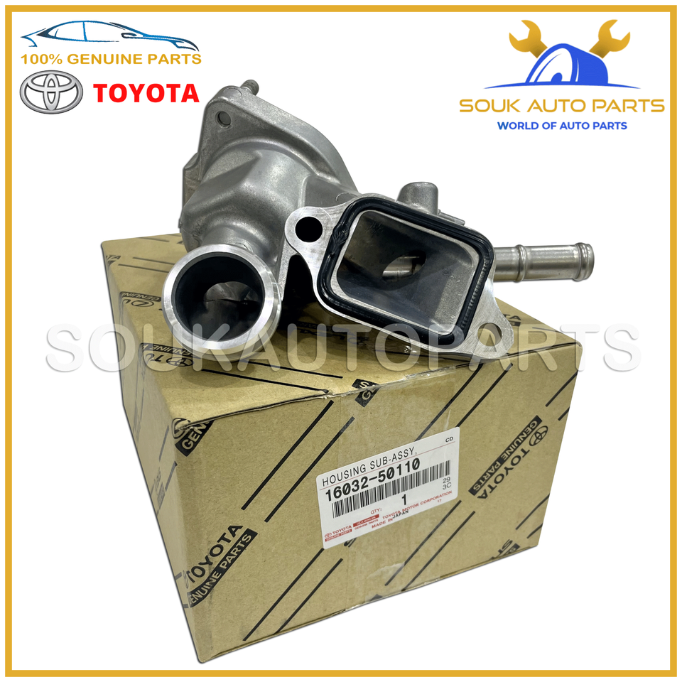 16032-50110 Genuine Toyota WATER INLET HOUSING 1603250110 OEM | eBay