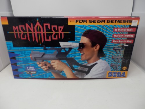 Sega Genesis Menacer Complete in Box Tested Working VERY GOOD CONDITION ...