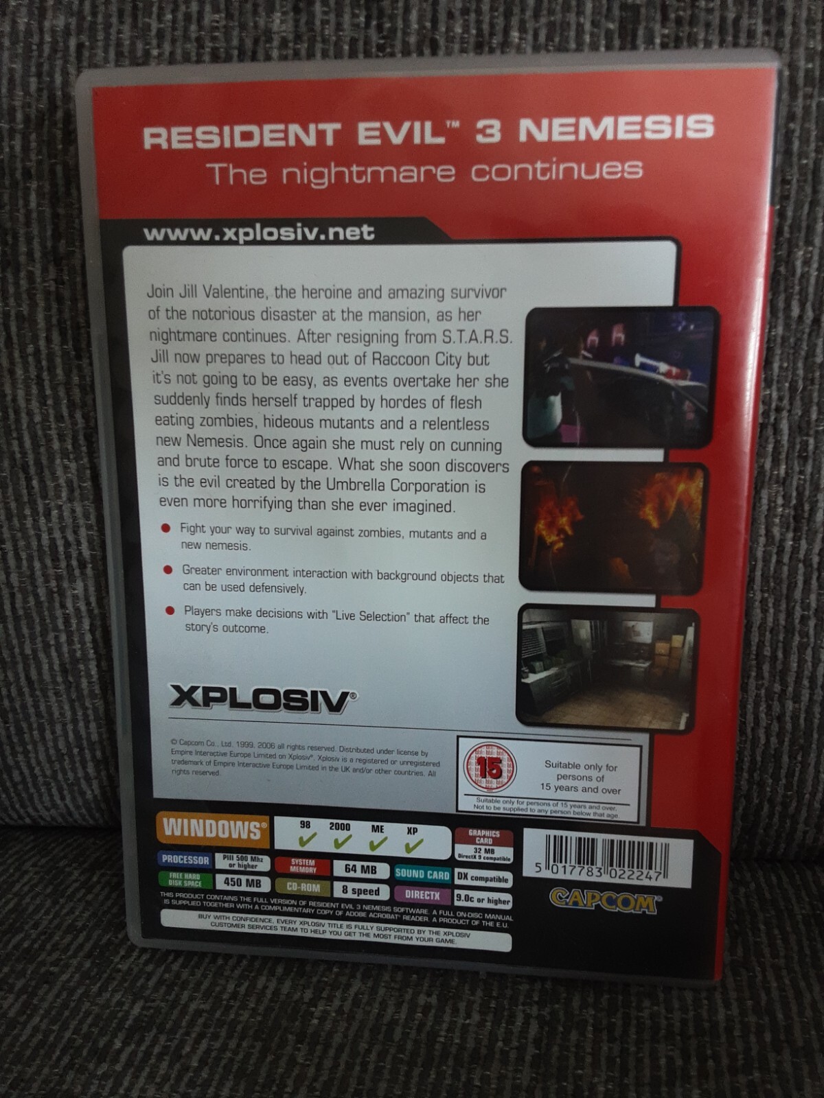 Resident Evil 3 Nemesis Capcom Xplosive UK 2006 PC for sale online | eBay