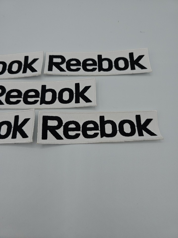 Lot Of 5 Reebok Patch Iron On Patch Embroidered Jersey 4.5" | eBay