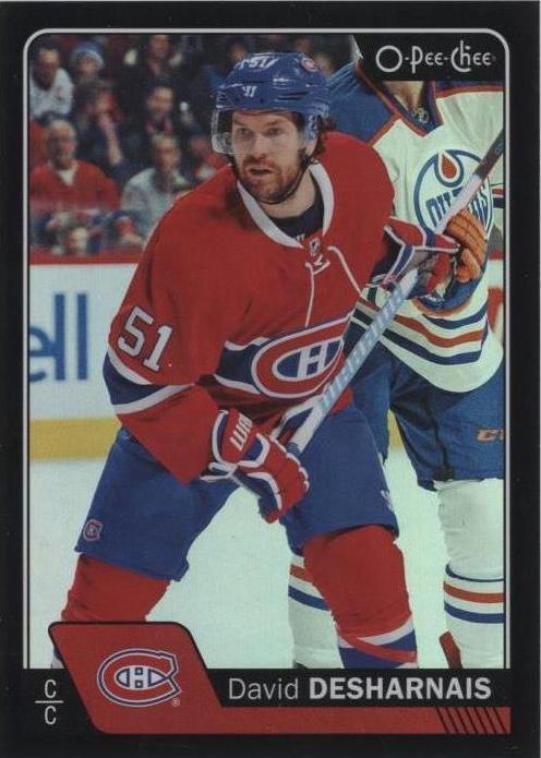 2016-17 O-Pee-Chee - David Desharnais #525 Black Rainbow Foil /100 for sale online | eBay