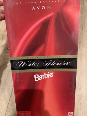Barbie-98 AVON EXCLUSIVE SPECIAL EDITION WINTER SPLENDOR BARBIE NRFB | eBay