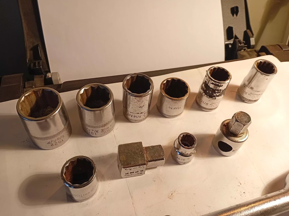 Britool Vintage Sockets and Wrenches Collection of 12 pieces. All ...