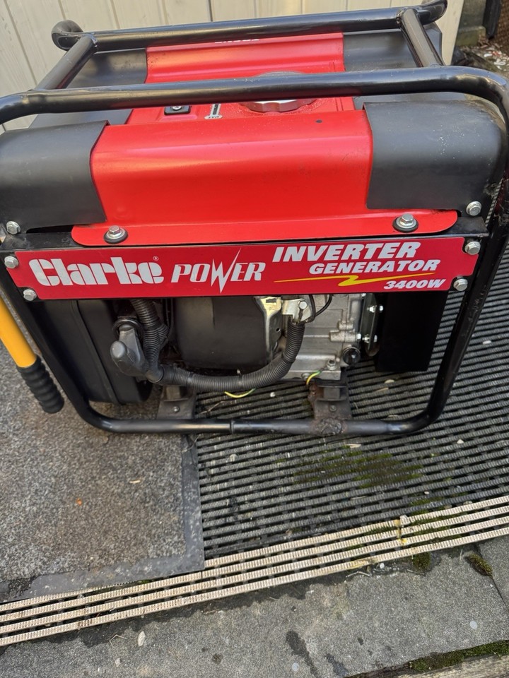 Latest Clarke IG3500AF 3.4kW Open Frame Petrol Inverter Generator | eBay UK