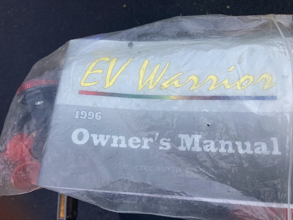 🚨 EV WARRIOR Vintage Electric Bike 26" Bosch Motors Original 1996 PICK ...