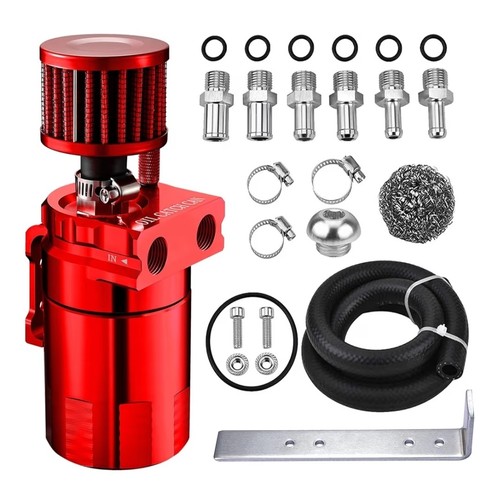 EVIL ENERGY Oil Catch Can Universal Baffled Catch Can Kit with Breather ...