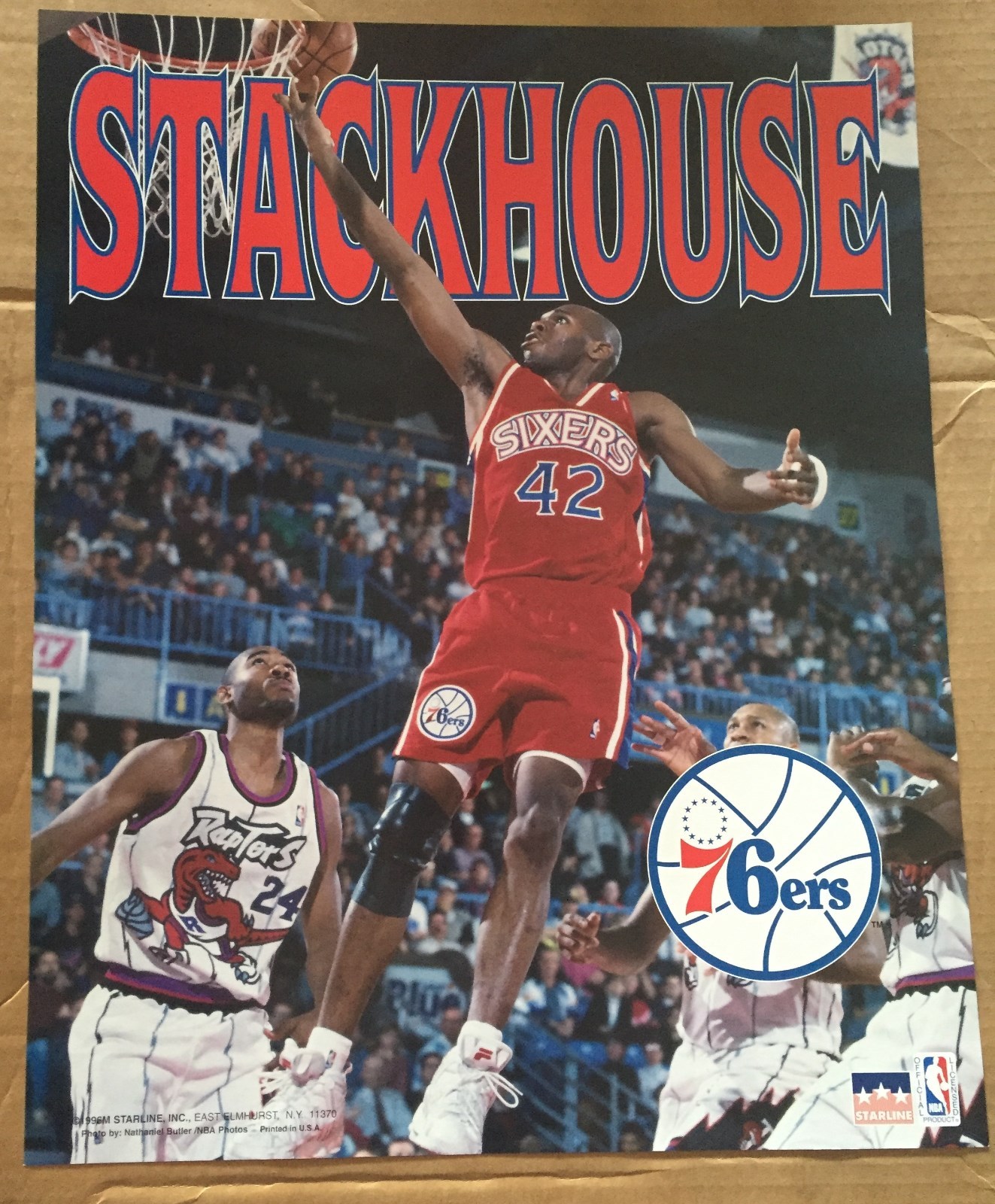 Jerry Stackhouse Philadelphia 76ers 16x20 Starline Poster OOP | eBay