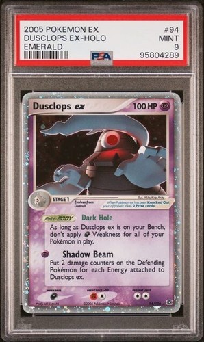 PSA 9 Pokemon ex Emerald 2005 Dusclops ex Holo 94 / 106 MINT | eBay