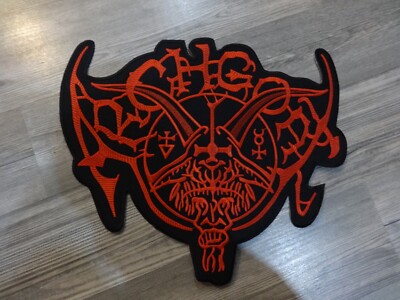 Archgoat Shape Back Patch Black Metal Celtic Frost Pissgrave Beherit ...