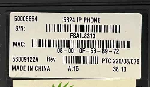Mitel 5324 IP VoIP Telephone 50005664 Dual Mode Phone for sale online ...