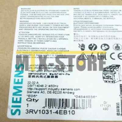 1PCS Brand New 3RV1031-4EB10 Siemens circuit breaker 3RV1 031-4EB10 | eBay