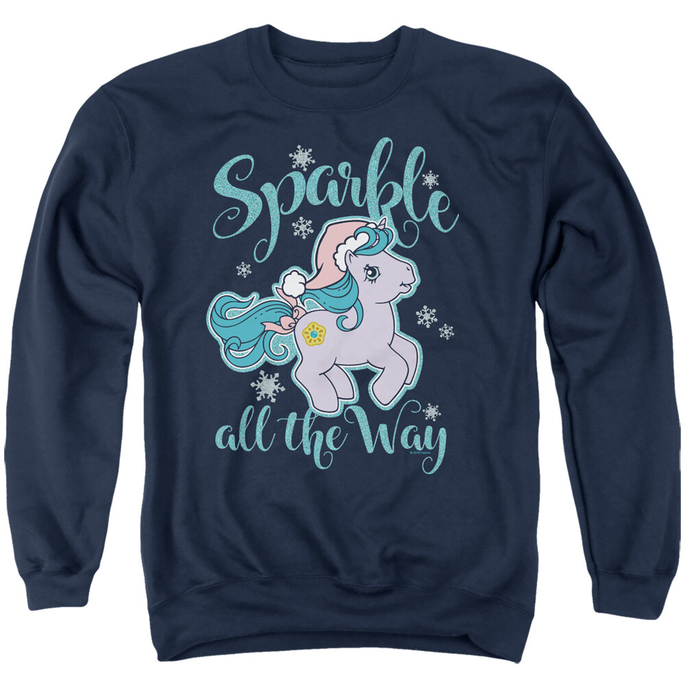 My Little Pony Sweatshirt Sparkle All The Way Navy Pullover | eBay