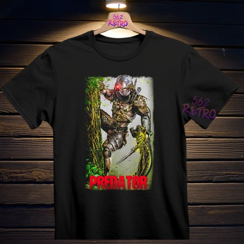 PREDATOR Movie T-Shirt Black S-3XL | eBay