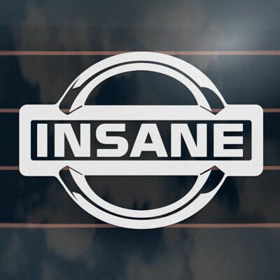 INSANE Sticker 140mm offroad 4x4 car window vinyl decal | eBay Australia