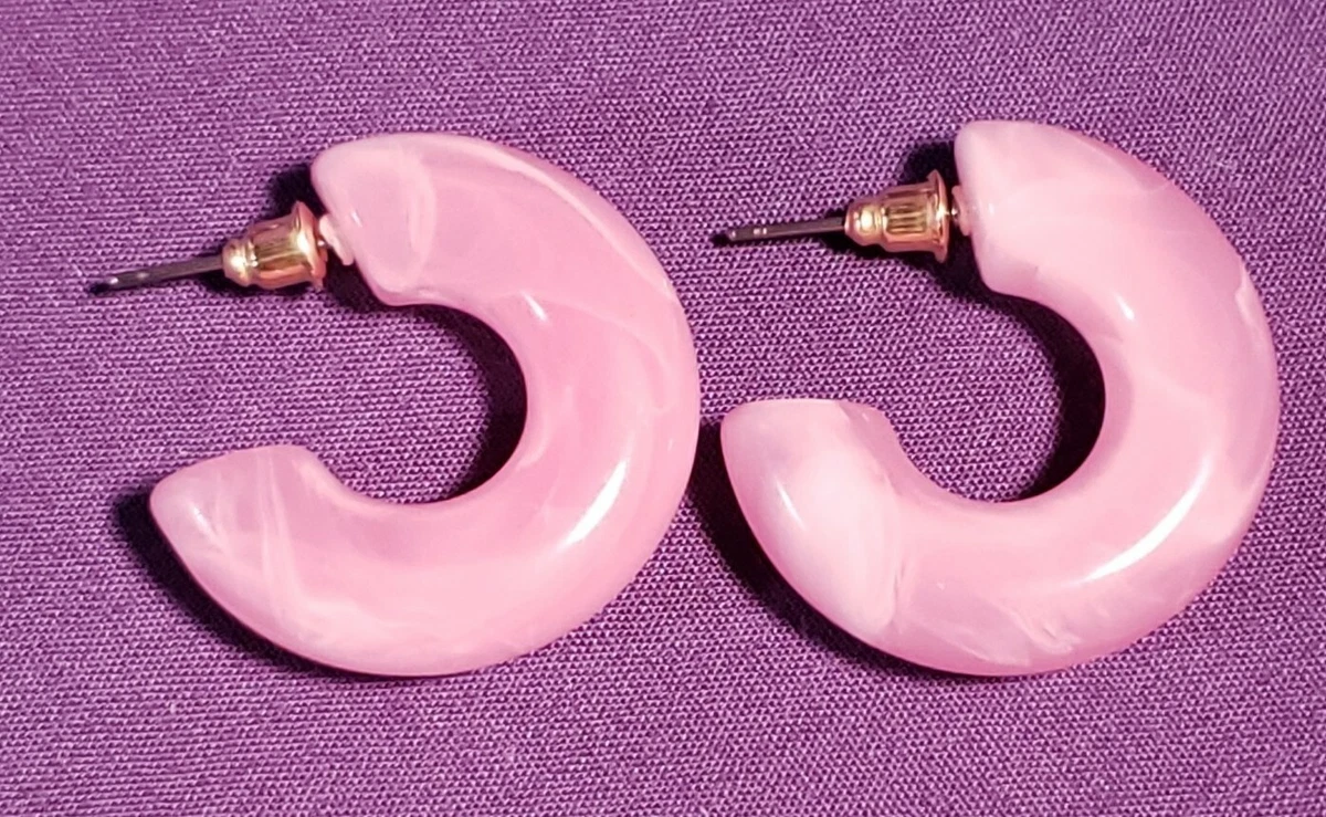 Pink Hoops Small