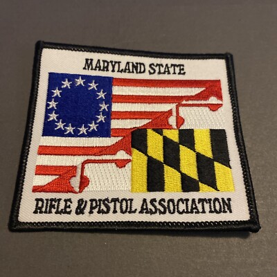 VTG MARYLAND STATE Rifle & Pistol Association Sew On Patch | eBay