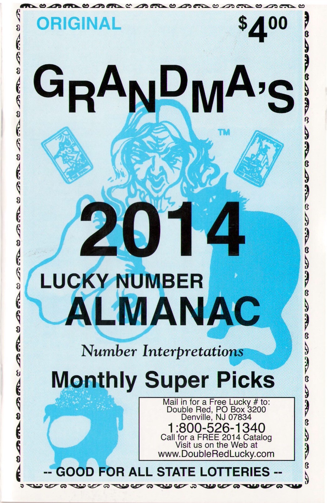 Grandma's Original Lucky Number Almanac 2022 Or 2023