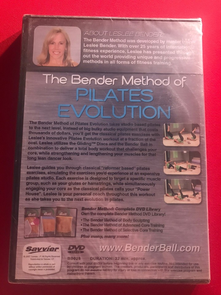 The Bender Method of Pilates Evolution DVD Bender Ball (2007) BRAND NEW ...