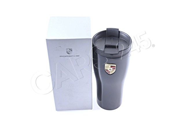 Genuine Porsche Thermal Mug Insulated Stainless Steel Cup Black ...