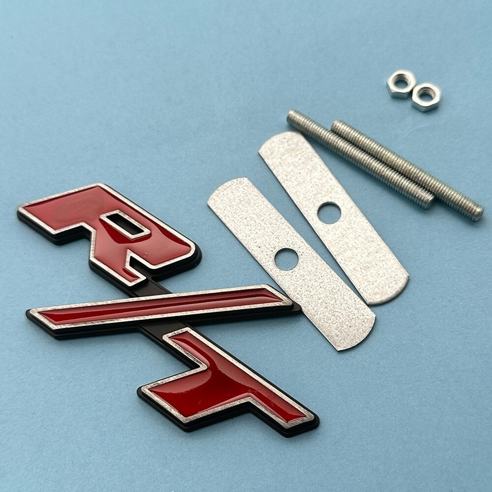 For RT Emblems Front Grille R/T Replacement Badge RT Letter Nameplate ...