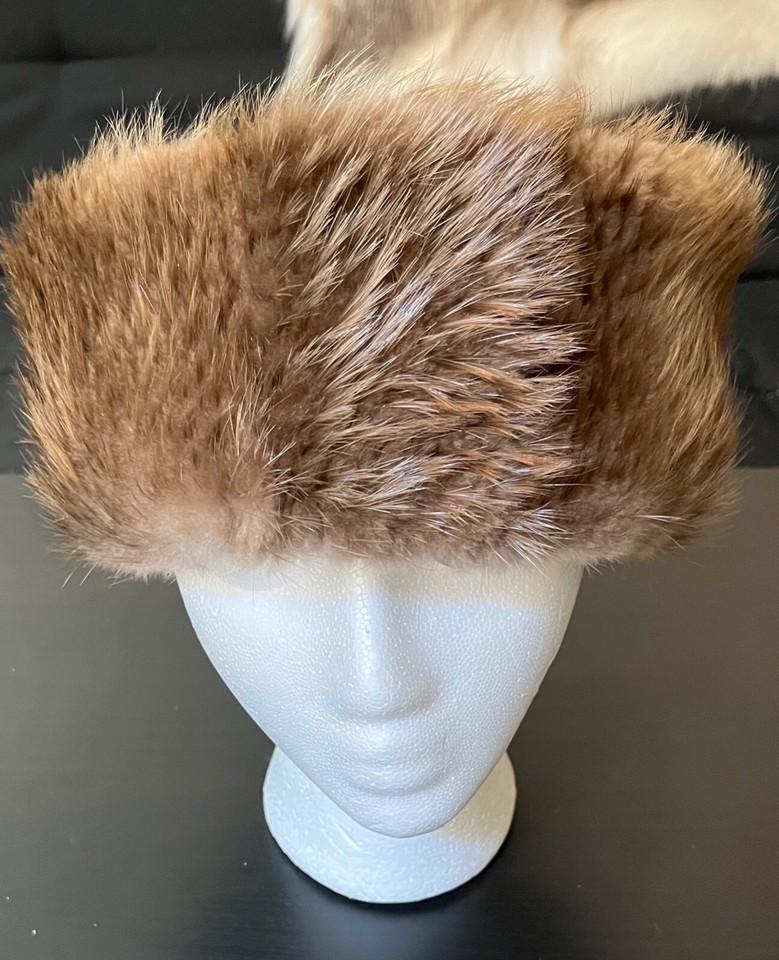 Beaver Fur and Deer Leather Cossack Hat Silk Lining Size L | eBay