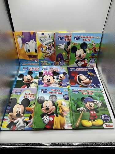 Lot of 10 Disney Jr Mickey Mouse Clubhouse Hardcover Books Story Me ...