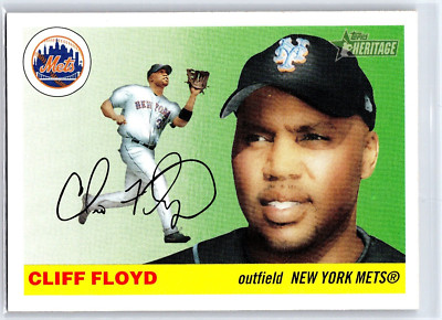 CLIFF FLOYD 2004 Topps Heritage New York Mets Baseball Card #16 | eBay