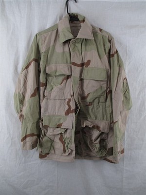 DCU Shirt/Coat X-Small Regular Desert Tri-Color Camo Cotton/Nylon USGI ...
