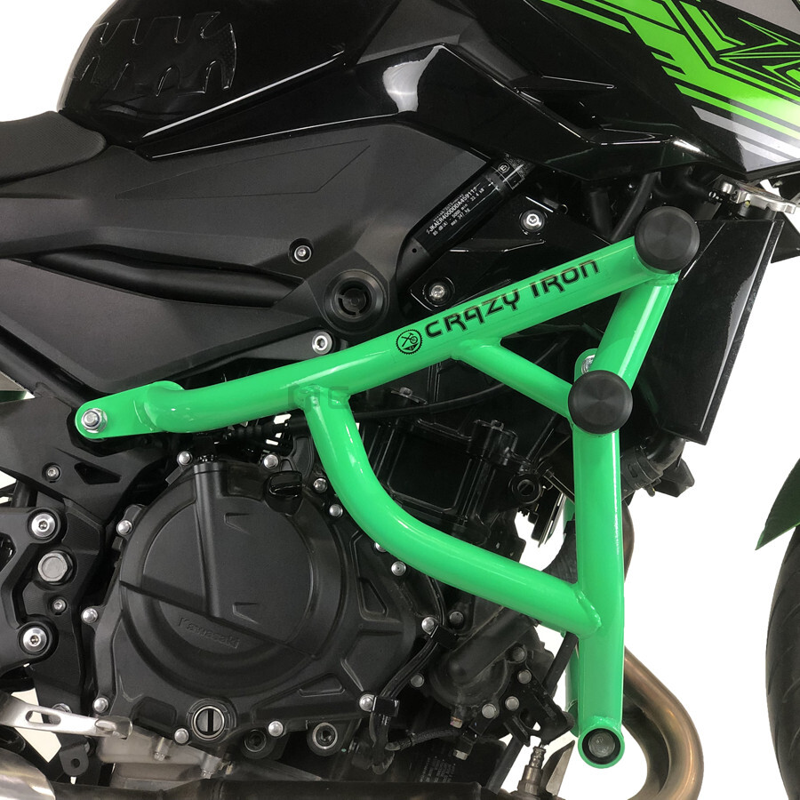 Engine Guard Cage for Kawasaki Z400 2019-2025 CRAZY IRON Crash Bar ...