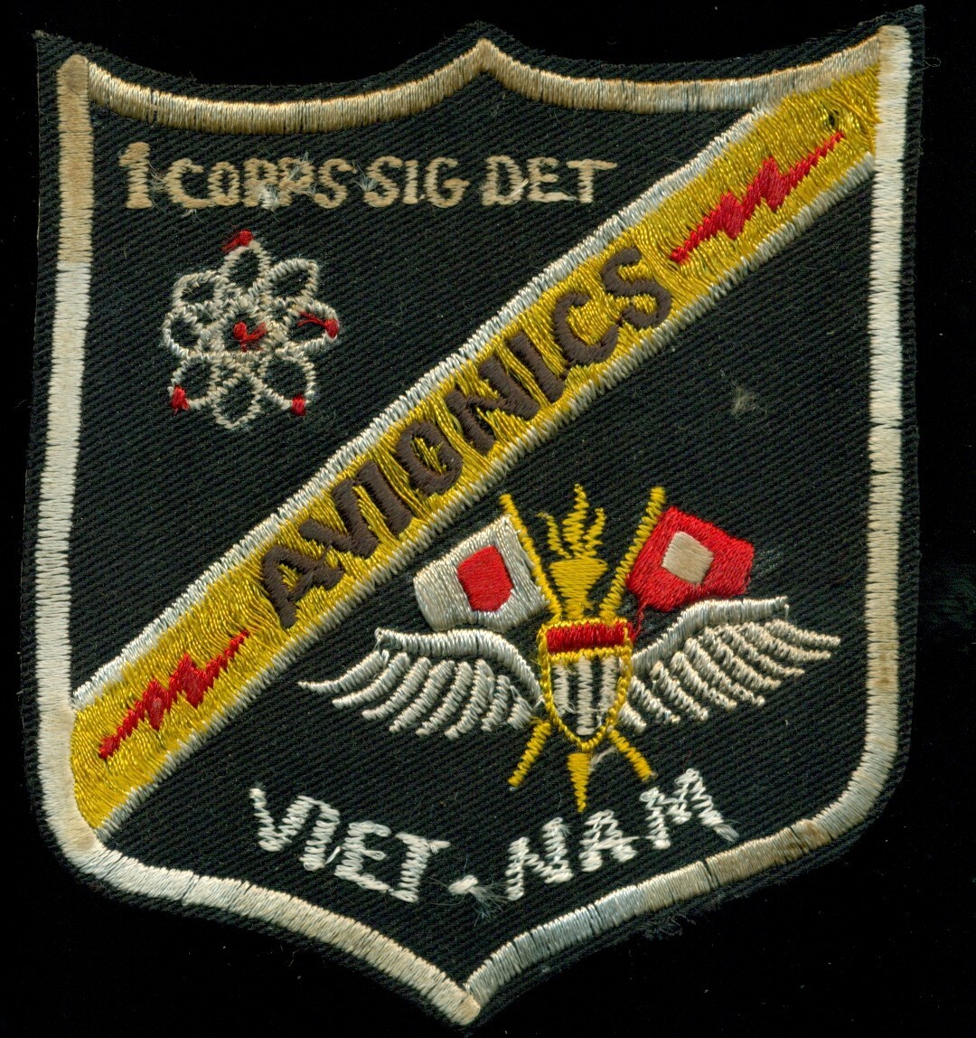 US Army 1 Corps Signal Det Avionics Vietnam Patch JU | eBay