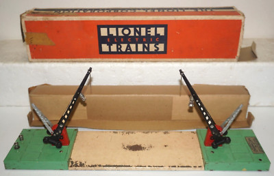 LIONEL PREWAR O-GAUGE 47 AUTOMATIC CROSSING GATE IN OB & INSERT - WORKS ...