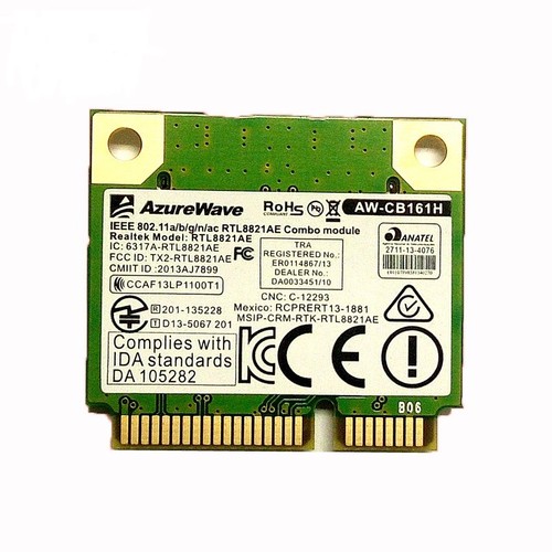 RealTek RTL8821AE AW-CB161H WIFI Wlan Wireless Card BT4.0 Bluetooth ...