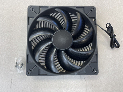 Silverstone 180mm PWM Black Server Fan, Anti Vibration Pads 1200 rpm ...