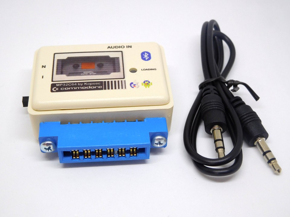 MP32C64 Bluetooth COMMODORE 64 Datassette emulator+306 games C64, C128 ...