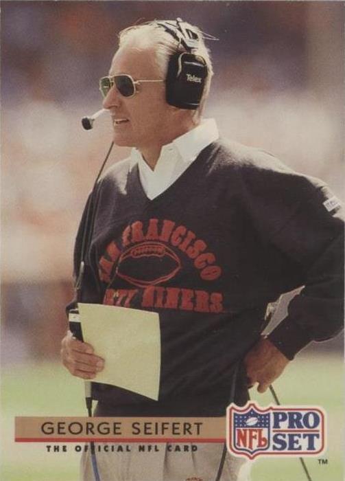 1992 Pro Set - George Seifert #324 for sale online | eBay