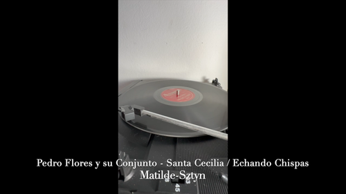 PEDRO FLORES Santa Cecilia / Echando Chispas ANSONIA US 78RPM guaracha ...
