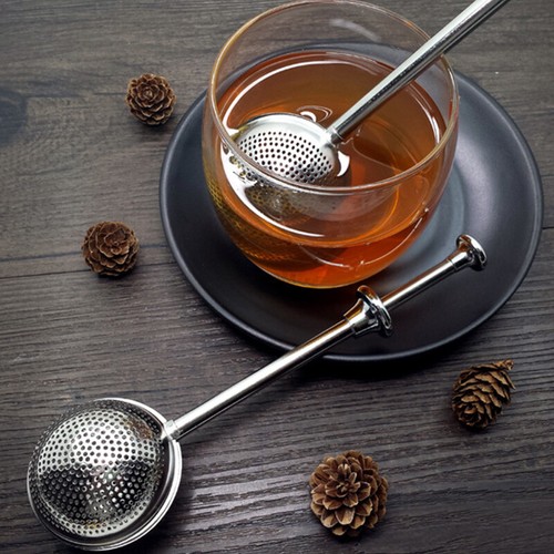 Stainless Steel Telescopic Tea Ball Long Handle Tea Infuser Tea ...