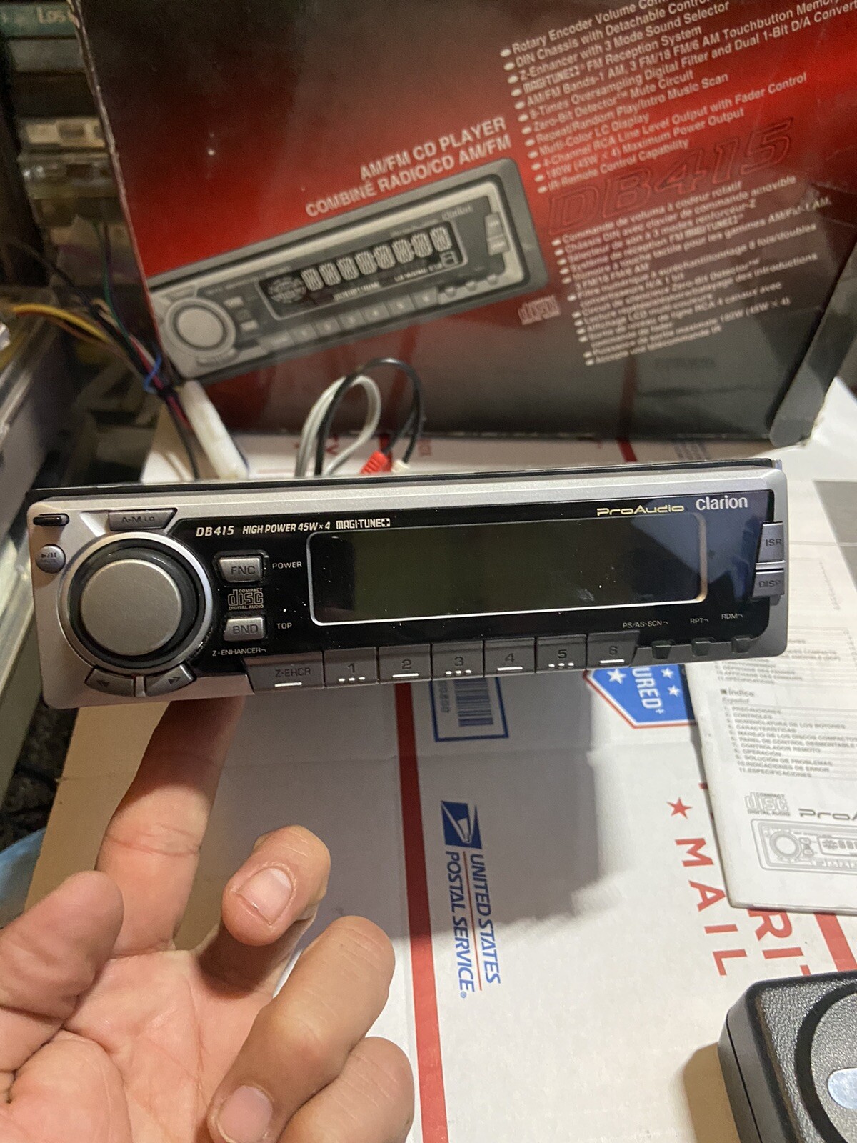 clarion pro audio DB415 Stereo AM/FM CD Player | eBay