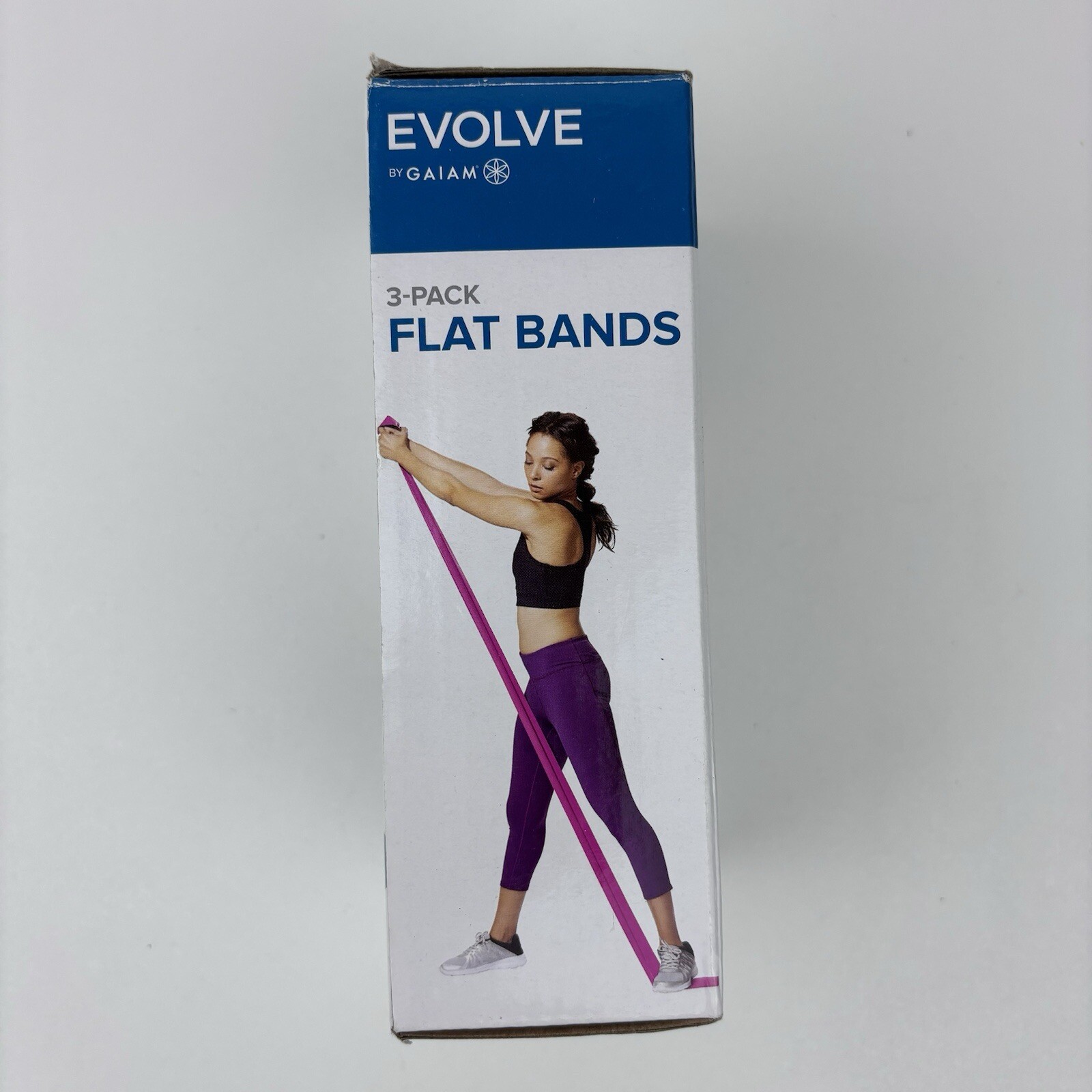 Evolve By Gaiam 3 Pack Flat Bands 3 Levels of Resistance Exercise New ...